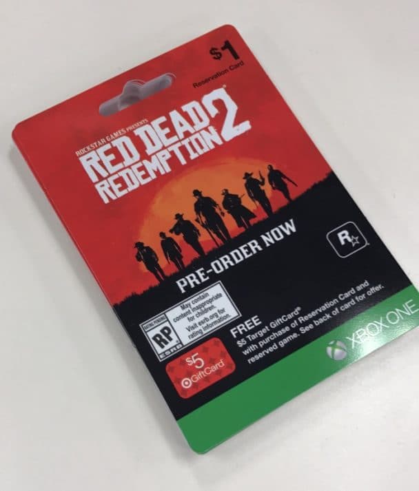 Red Dead Redemption 2 Pre-Order Reservation Cards Sent To Stores - RDR2.org