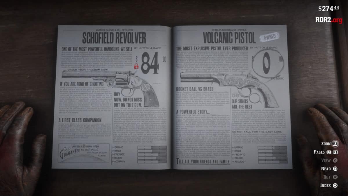 Red Dead Redemption 2 Rare Weapons Guide - RDR2.org