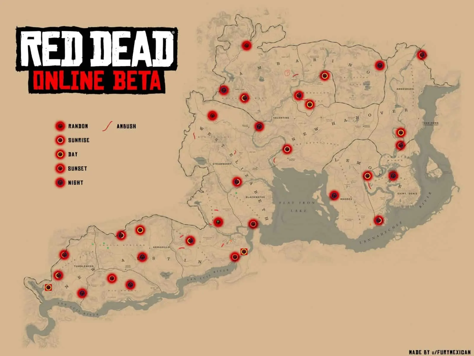 Red Dead Online Gang Hideout Spawn Locations - RDR2.org