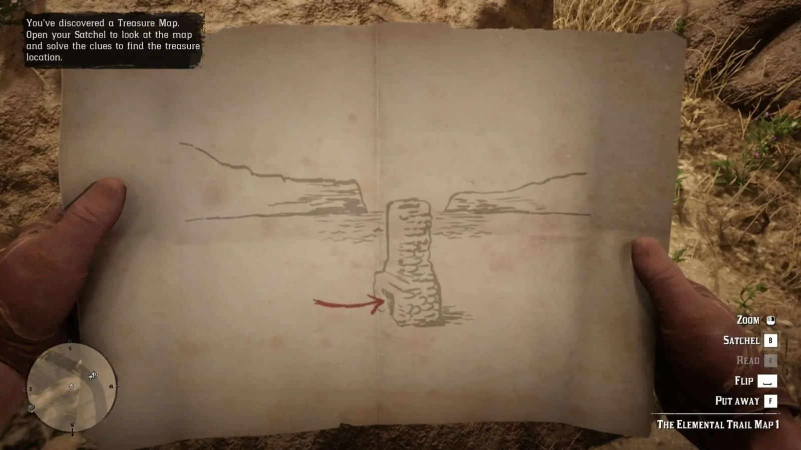 Red Dead Redemption 2 - The Elemental Trail Treasure Hunt Guide - RDR2.org